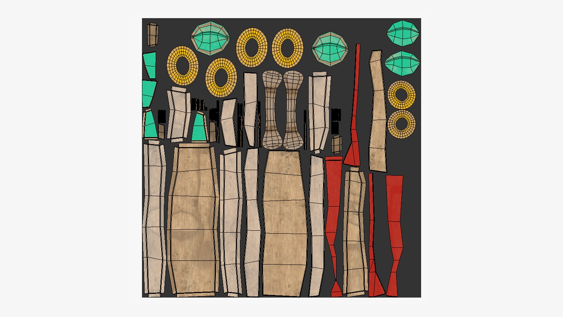 3D Tribal Mask E01 - Costume Character Design - TurboSquid 2143988