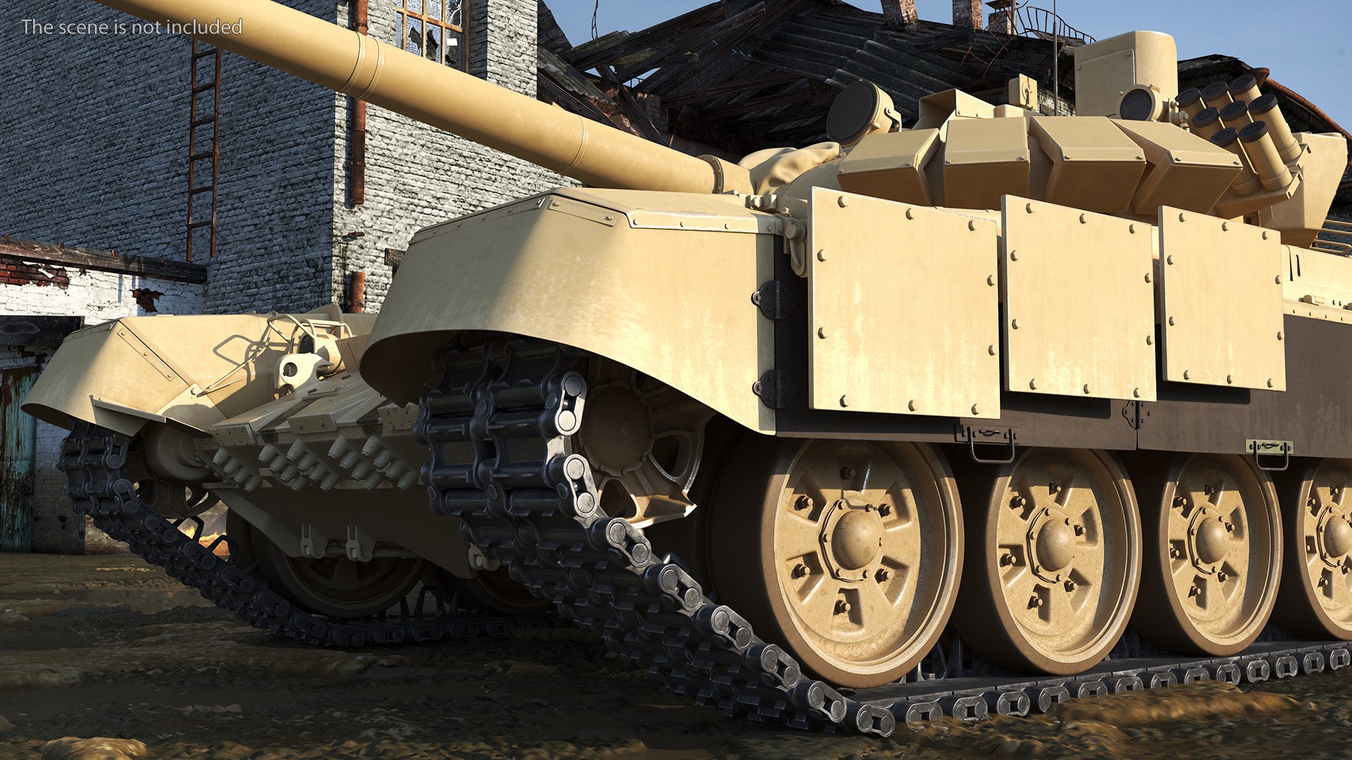 Russian Tank T-72B3 Sand Color Rigged 3D model - TurboSquid 2175118