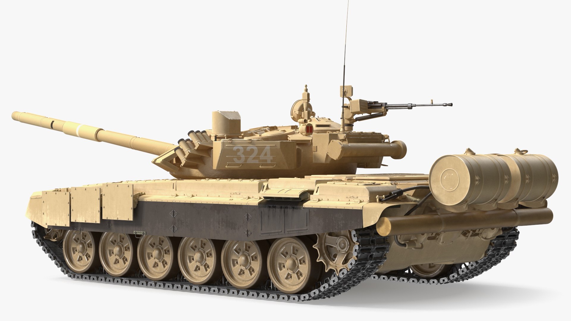 Russian Tank T-72B3 Sand Color Rigged 3D model - TurboSquid 2175118