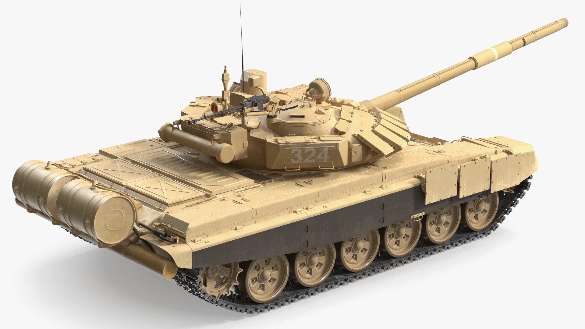 Russian Tank T-72B3 Sand Color Rigged 3D model - TurboSquid 2175118