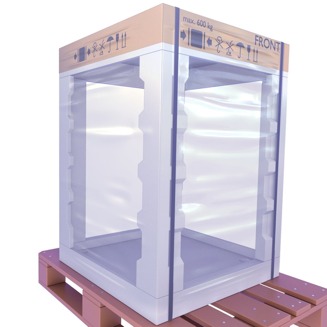 3D Model Dishwasher Packaging 2 - TurboSquid 2097070