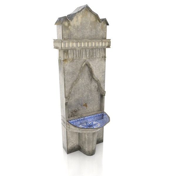 Medieval Fountain model - TurboSquid 1796235