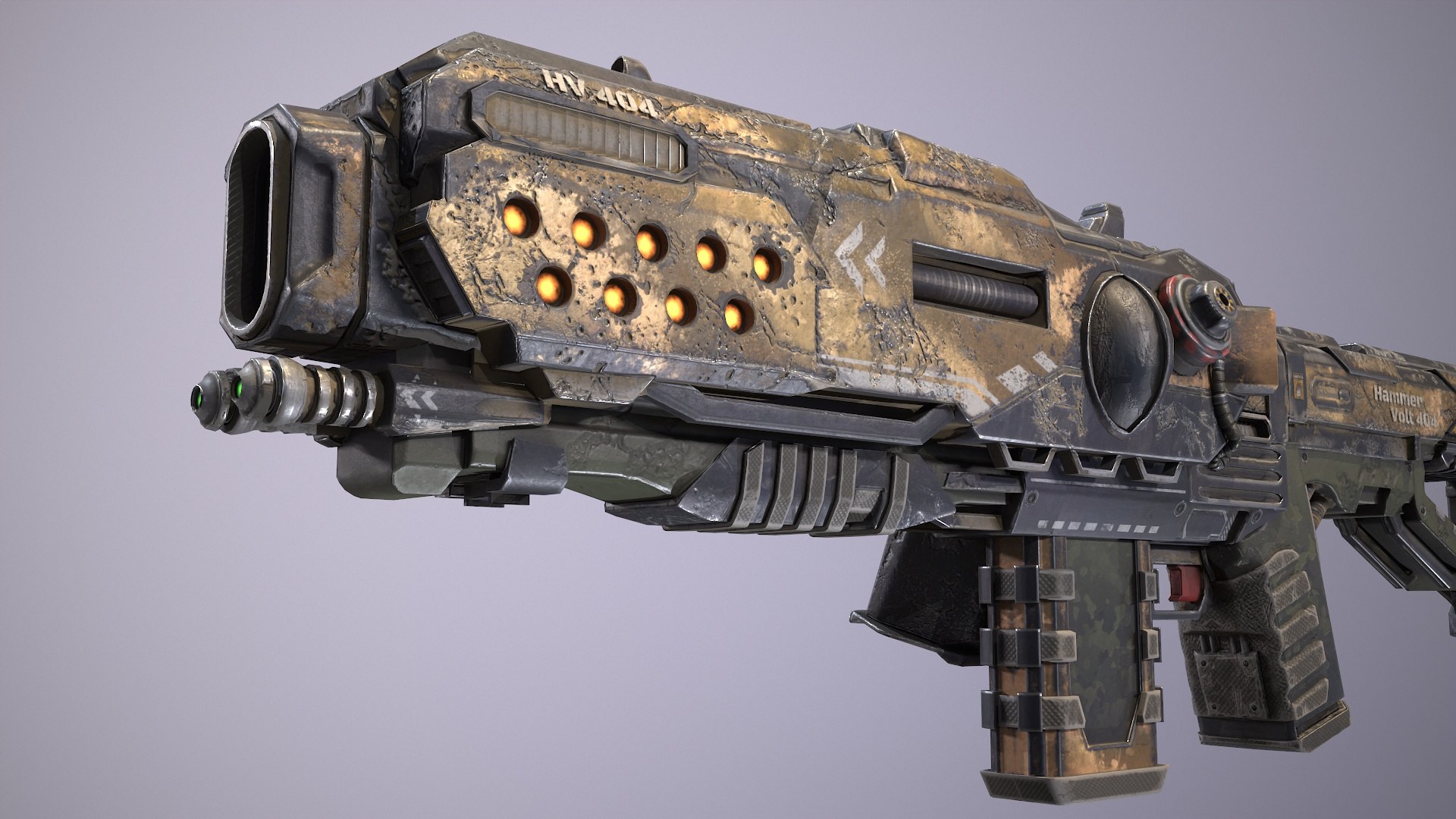 Hammervolt Heavy Assault Rifle 3D model - TurboSquid 1900044