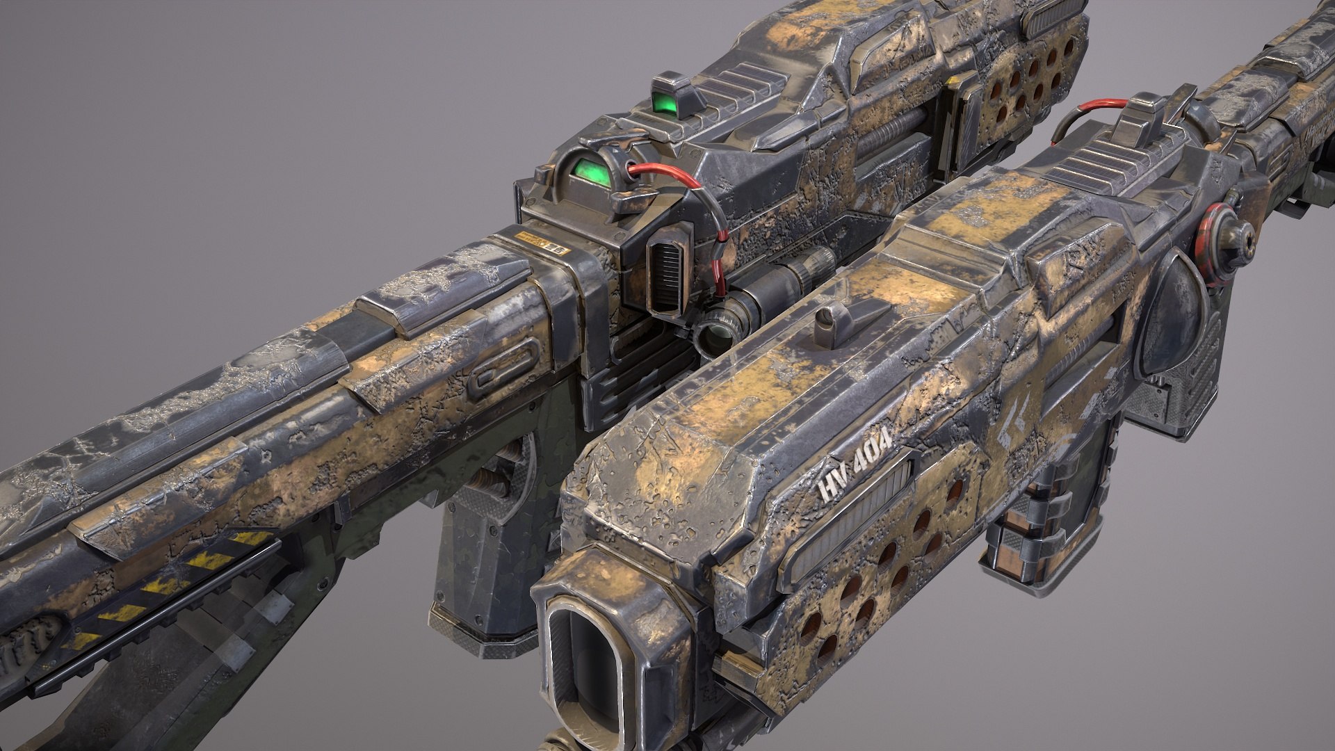 Hammervolt Heavy Assault Rifle 3D model - TurboSquid 1900044