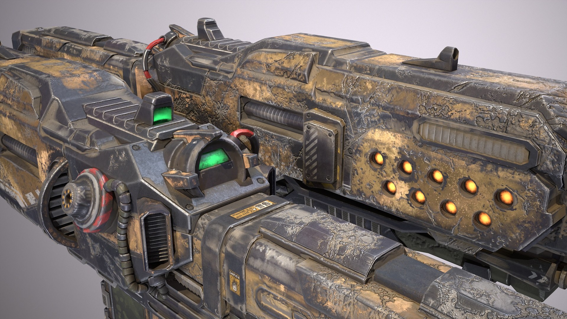 Hammervolt Heavy Assault Rifle 3D model - TurboSquid 1900044