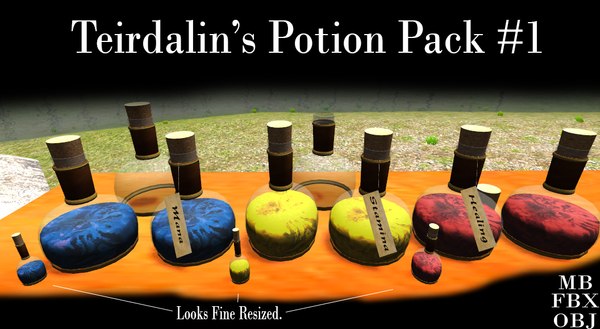 3ds pack potions