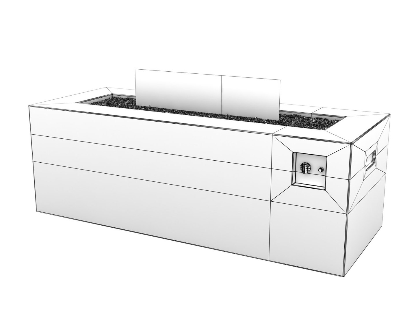 Topanga Natural Gas Table 3D Model - TurboSquid 1162207