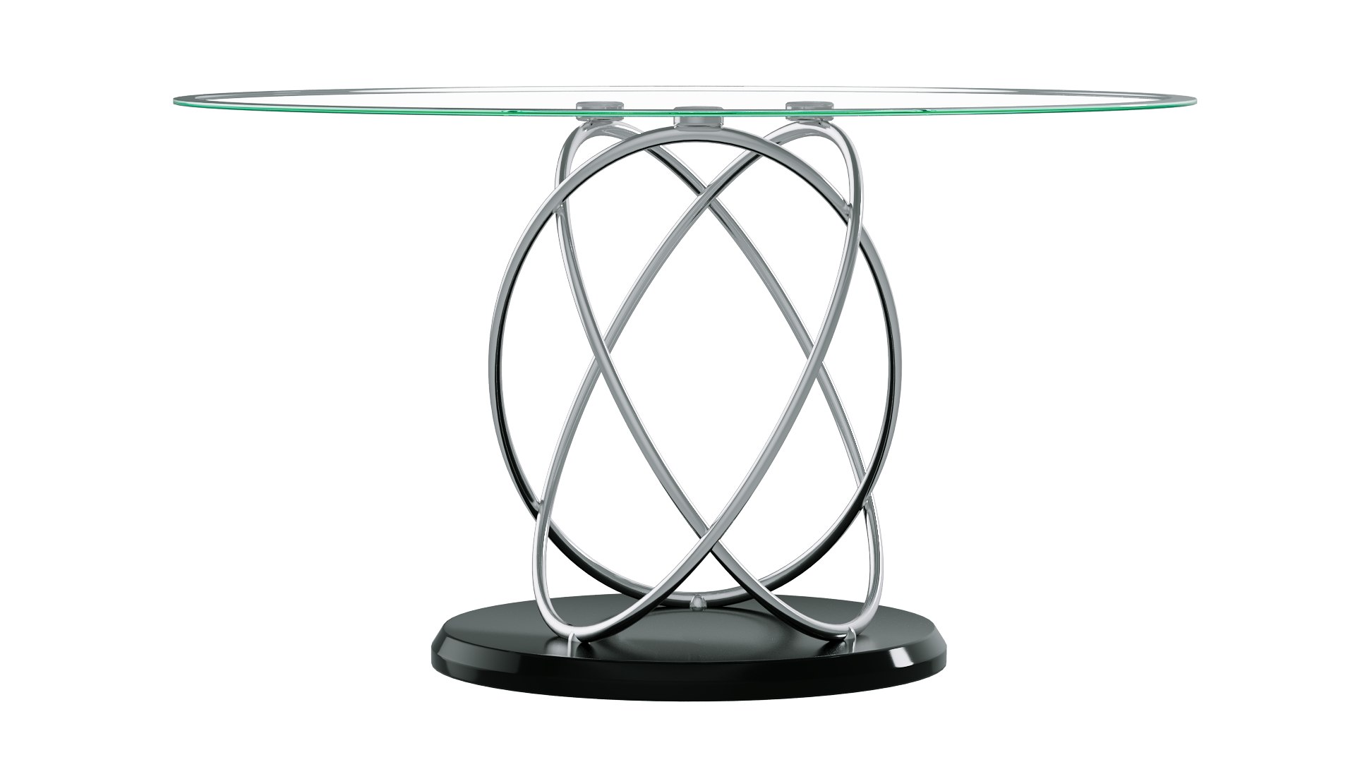 3D Eclipse Glass Coffee Table with High Gloss Bas - TurboSquid 2138863