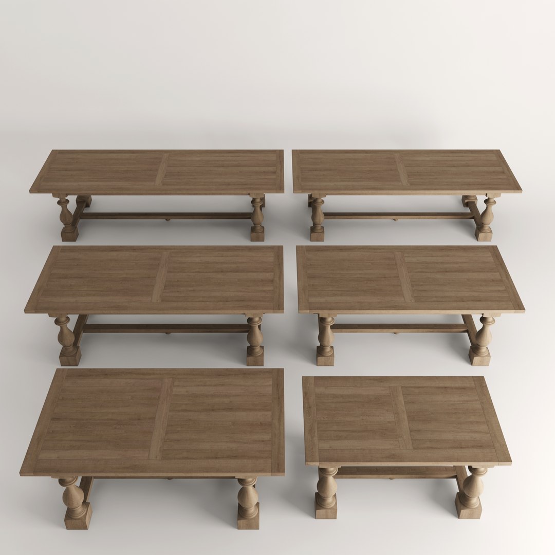 3d model tables monasteries