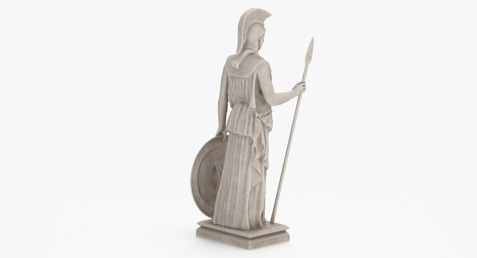 Roman Athena Statue model - TurboSquid 2165104