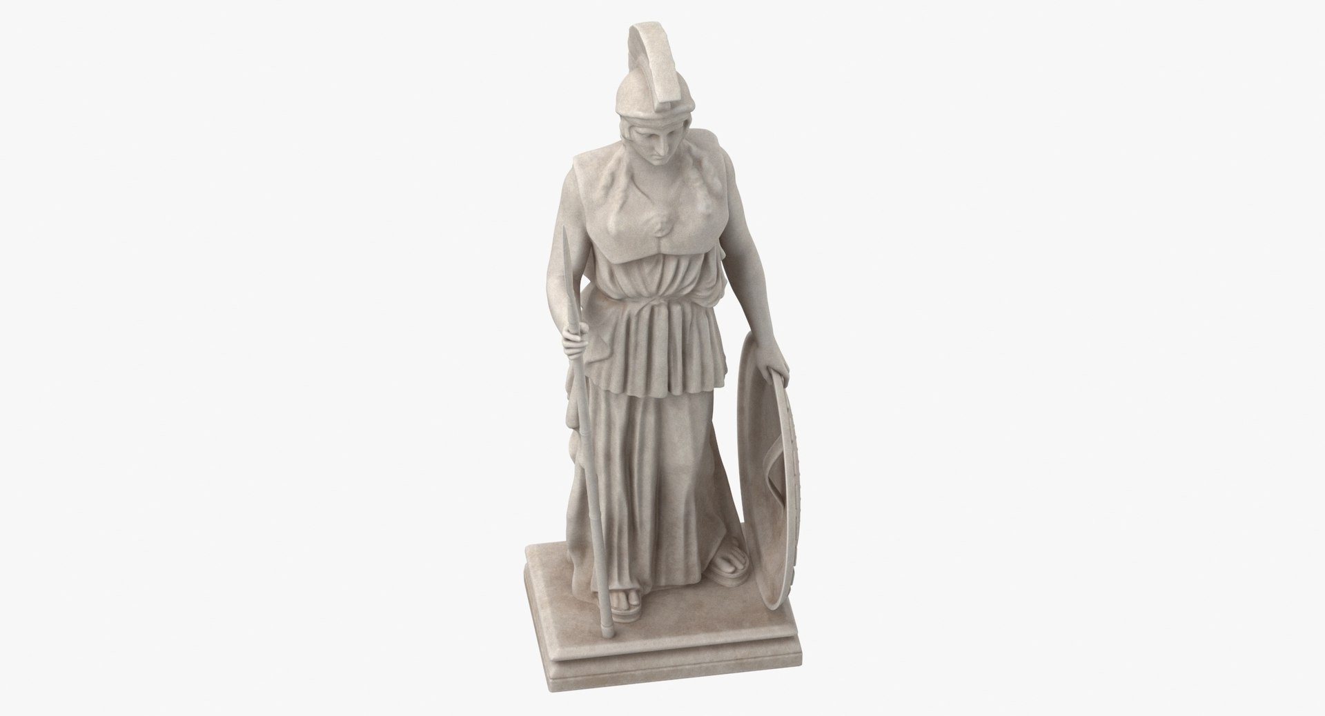 Roman Athena Statue model - TurboSquid 2165104