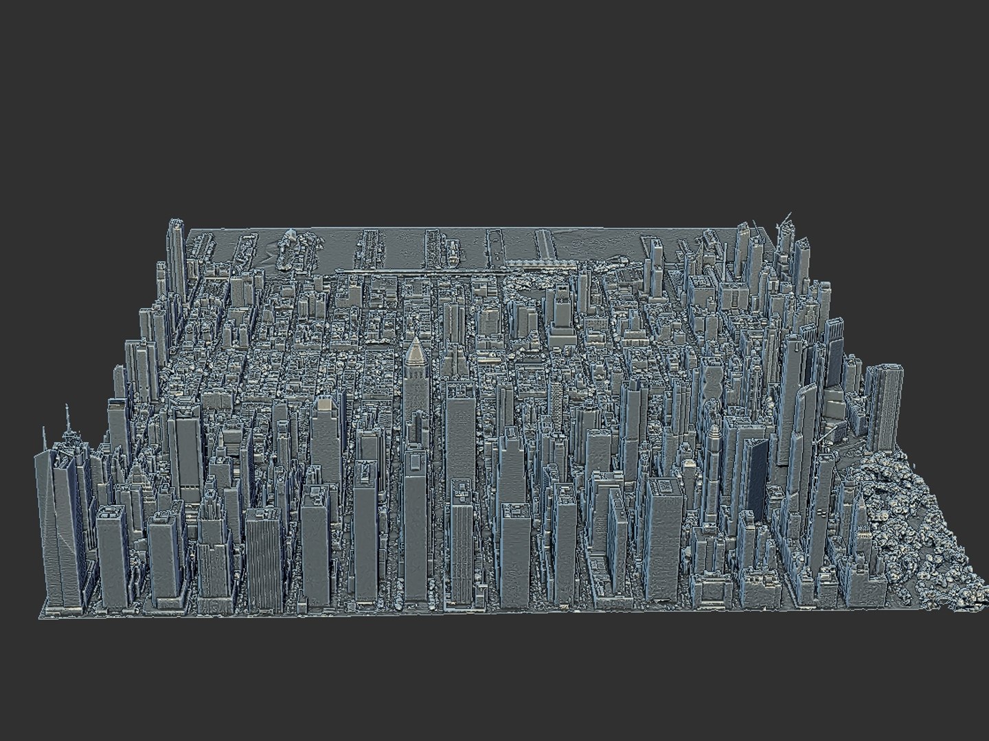 3D New York City Manhattan Model - TurboSquid 1592293