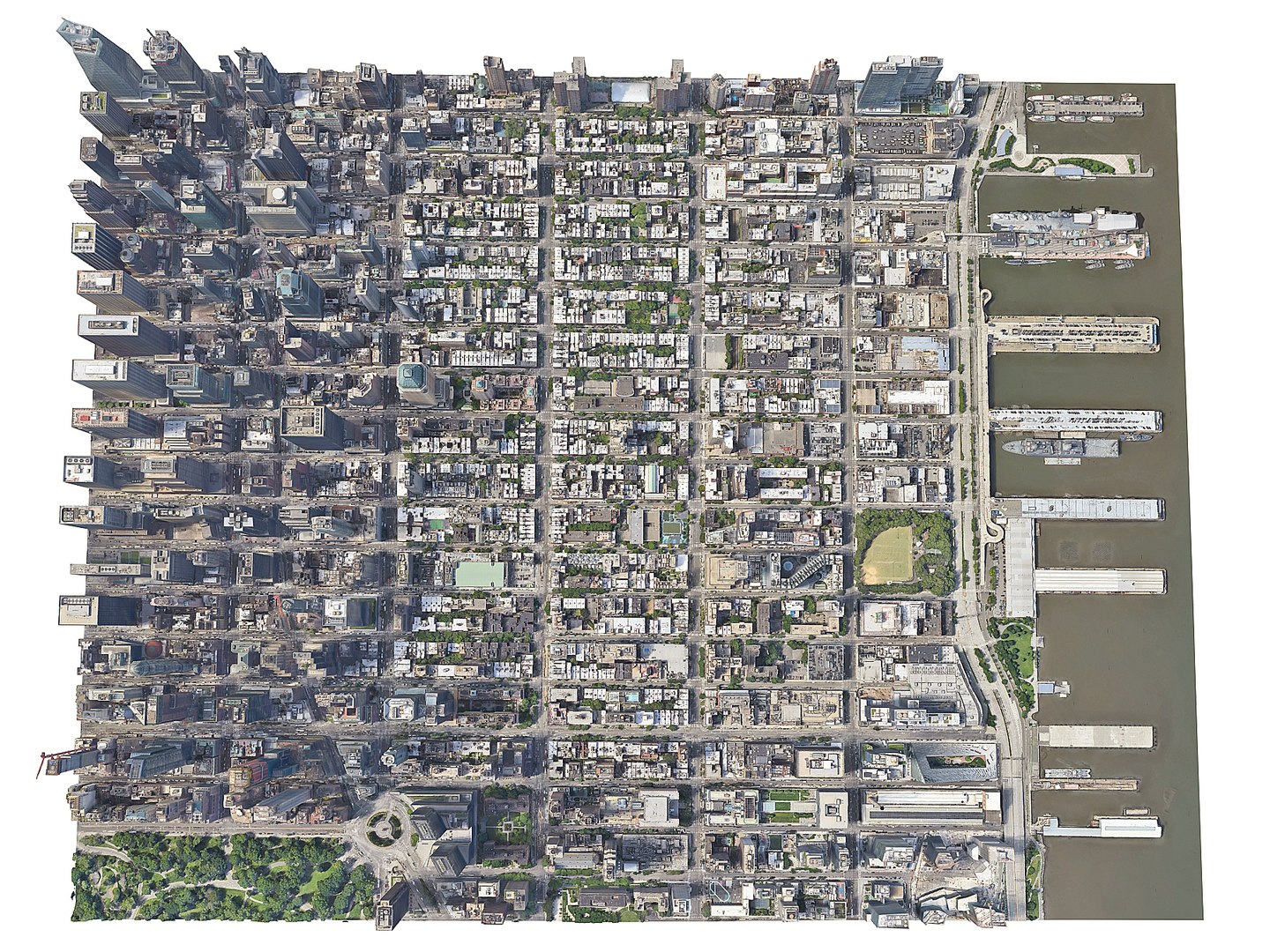 3D New York City Manhattan Model - TurboSquid 1592293