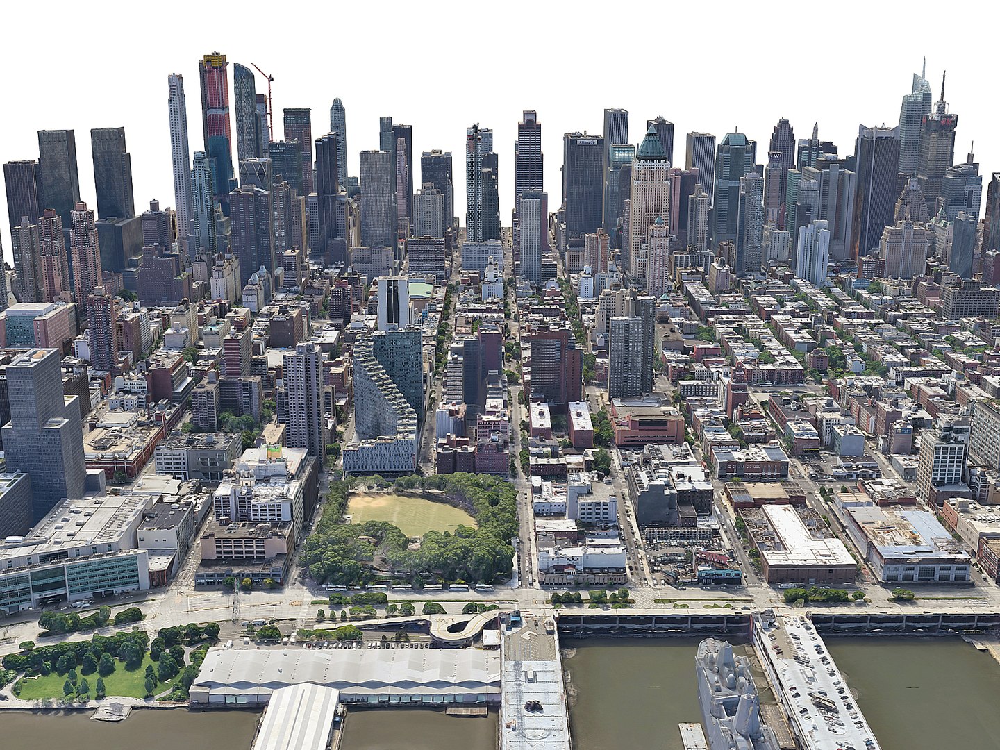 3D New York City Manhattan Model - TurboSquid 1592293