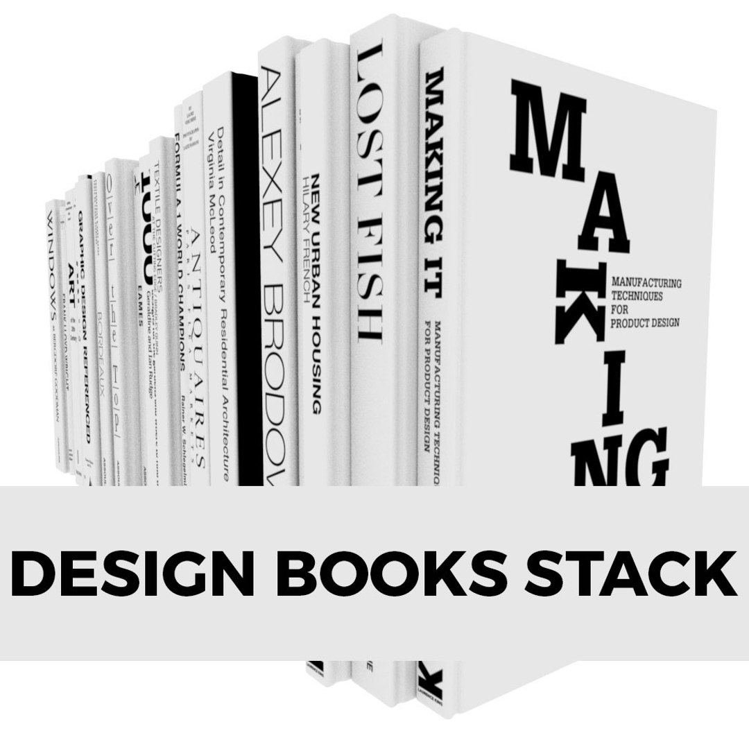 3D Stack Design Books - TurboSquid 1341226