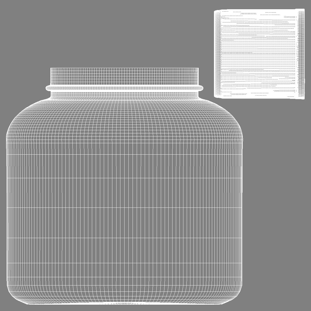 White Plastic Container model - TurboSquid 1981946