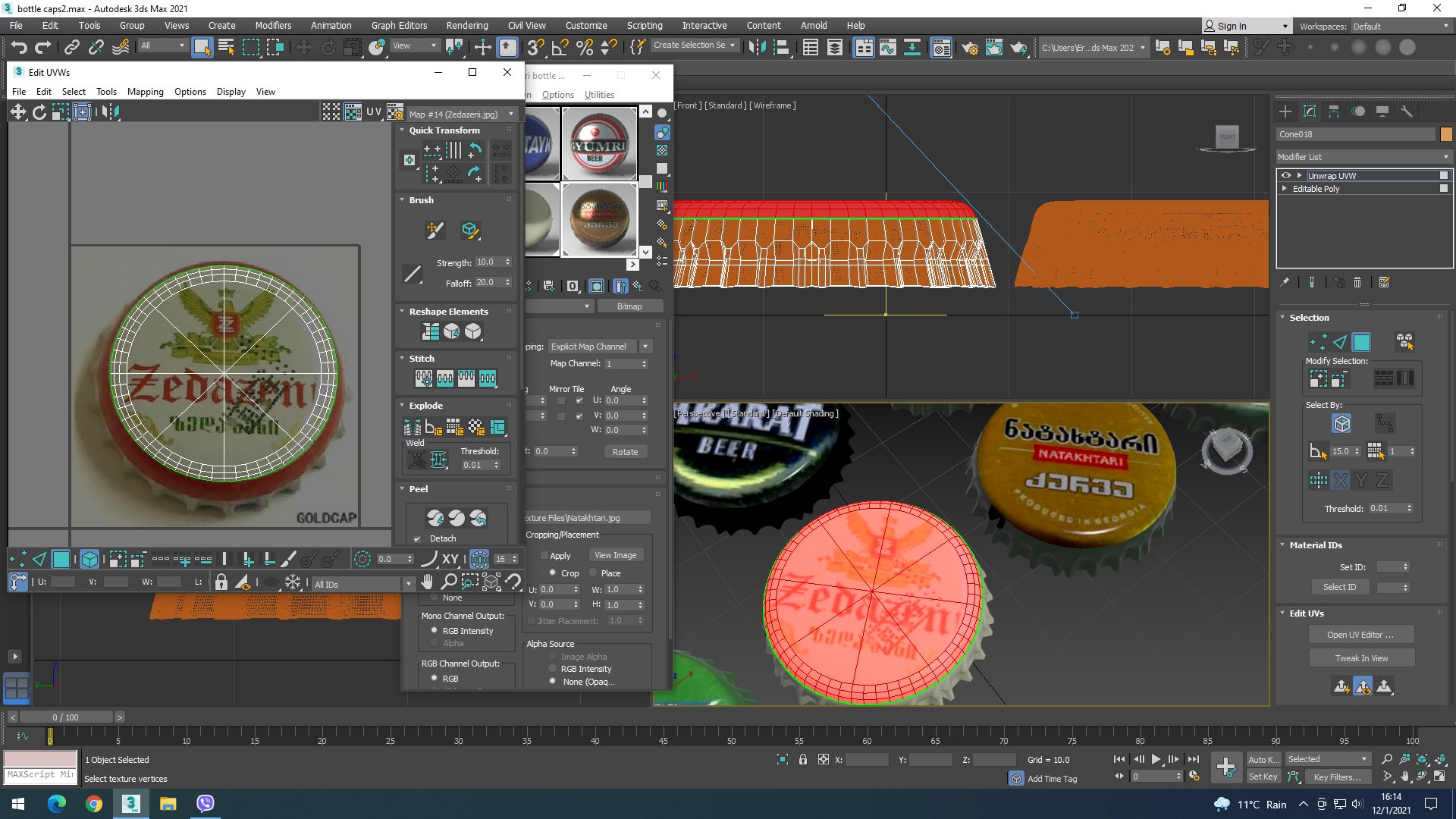 Bottle Caps 3D model - TurboSquid 1821720