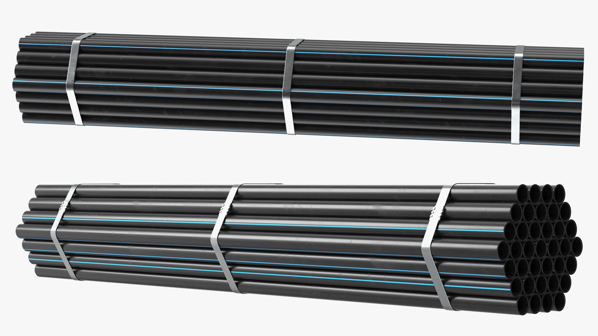 Plastic Pipes Bundle 2 Meters 3D Model - TurboSquid 2211502