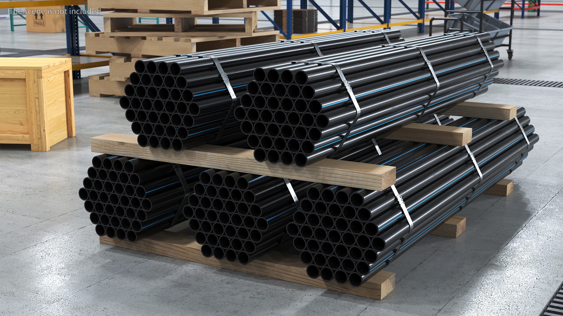 Plastic Pipes Bundle 2 Meters 3D Model - TurboSquid 2211502