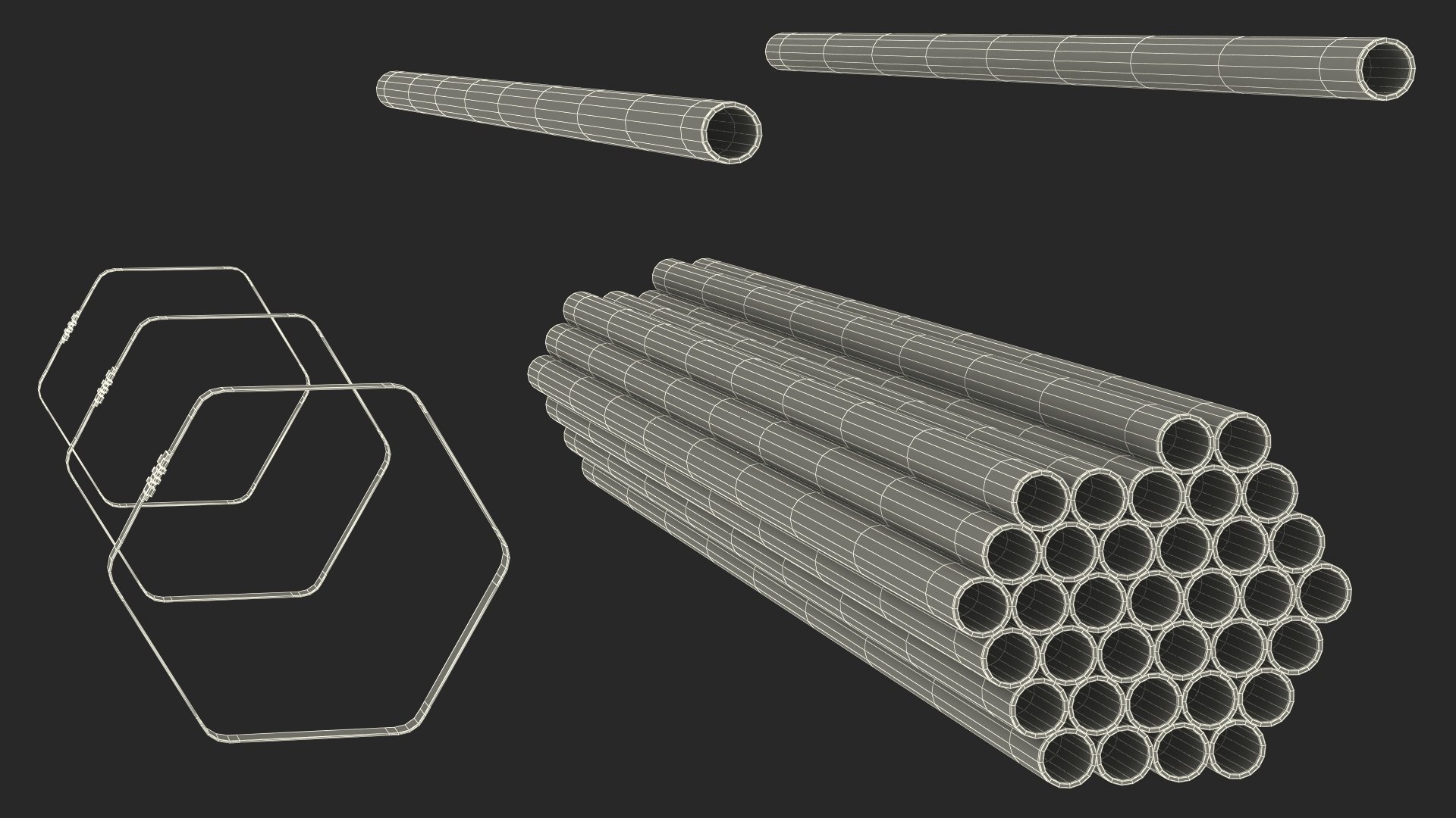 Plastic Pipes Bundle 2 Meters 3D Model - TurboSquid 2211502