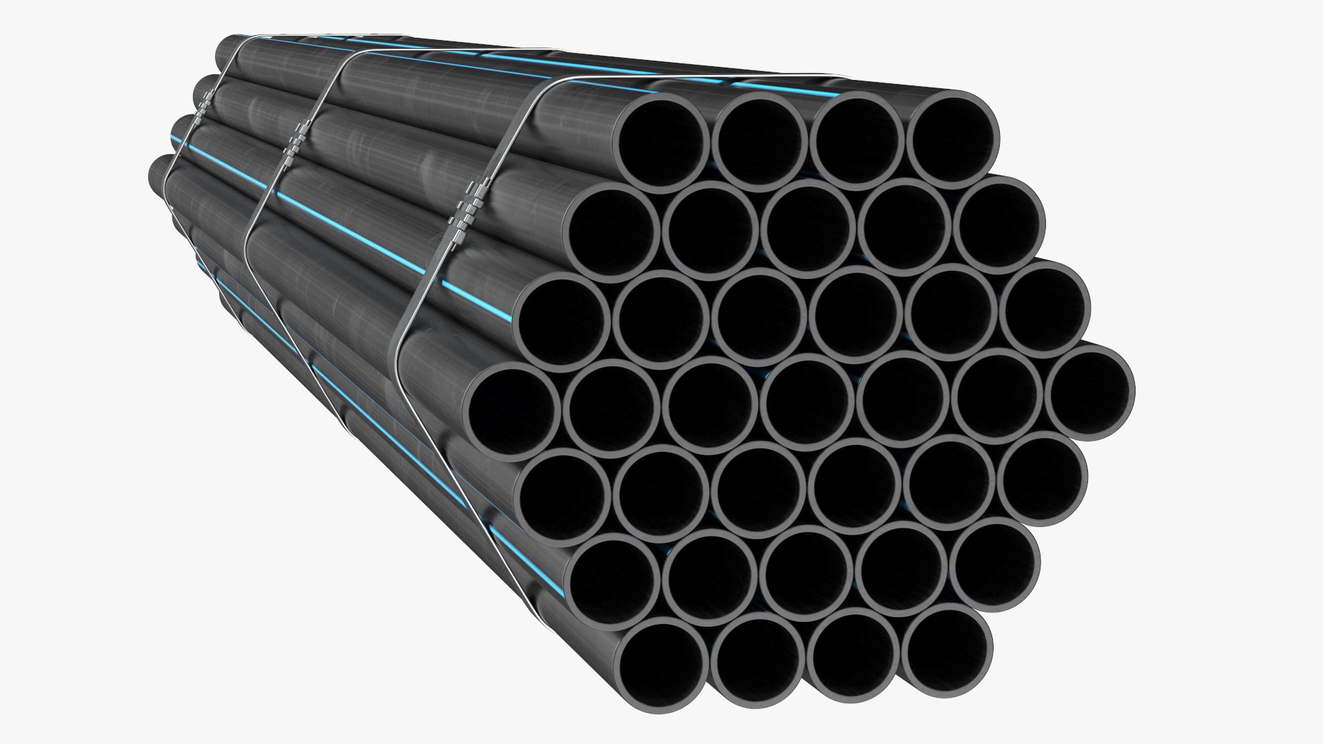 Plastic Pipes Bundle 2 Meters 3D Model - TurboSquid 2211502