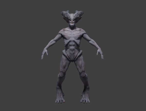 Demonic character 3D model - TurboSquid 1427140