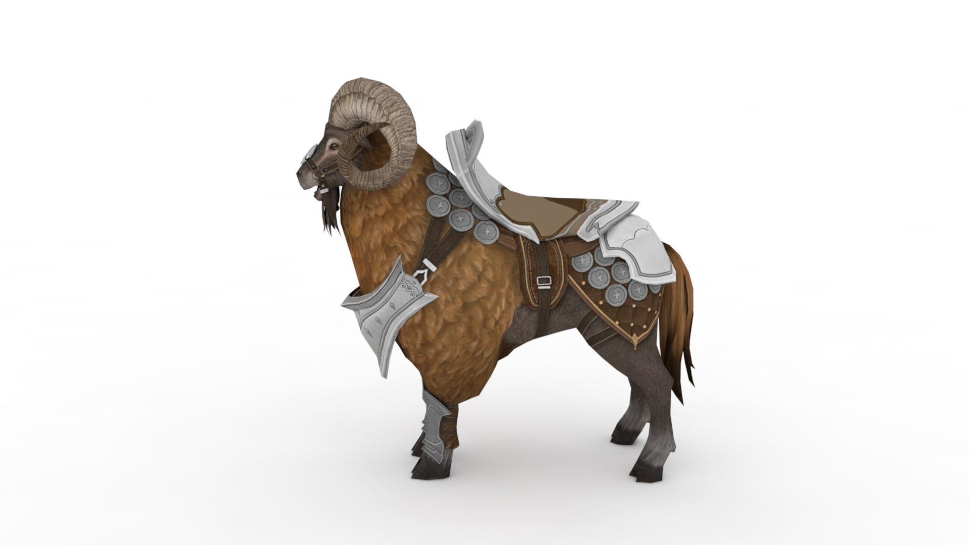 3D Mountain Goat Model - TurboSquid 2238782