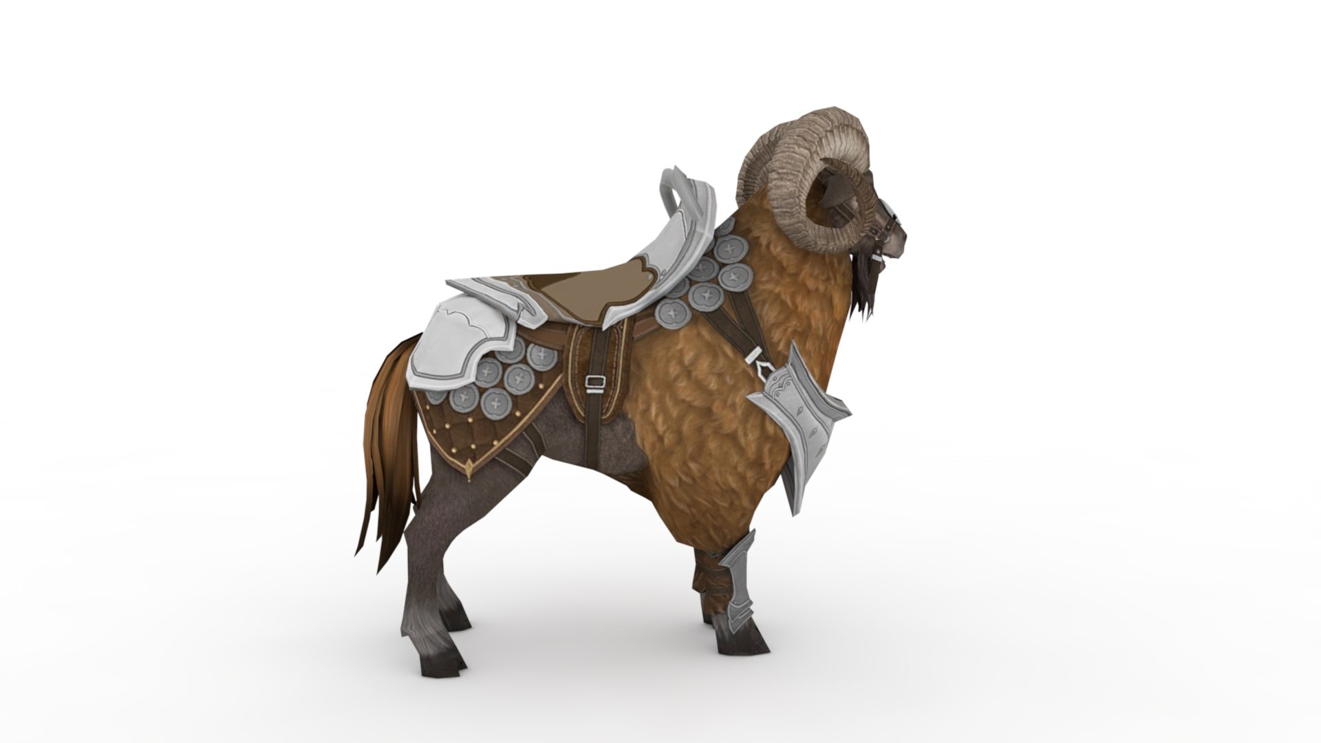 3D Mountain Goat Model - TurboSquid 2238782