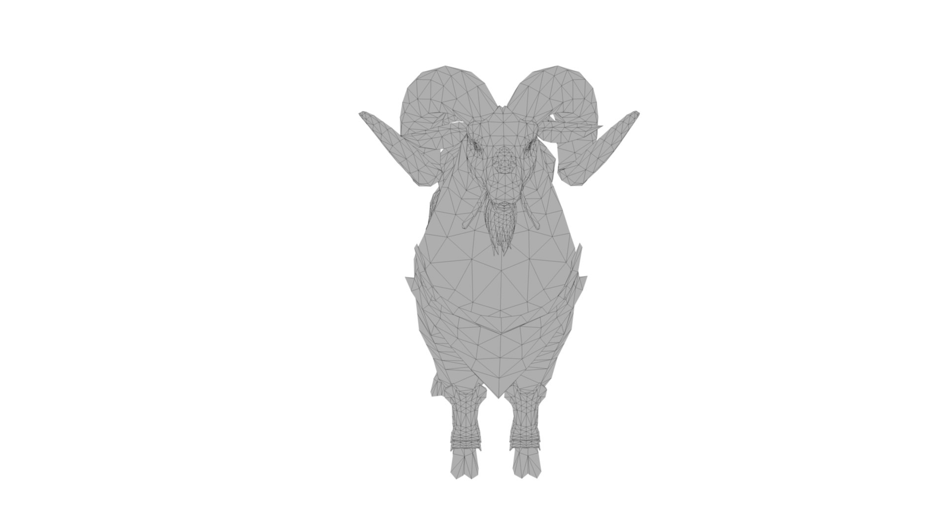 3D Mountain Goat Model - TurboSquid 2238782