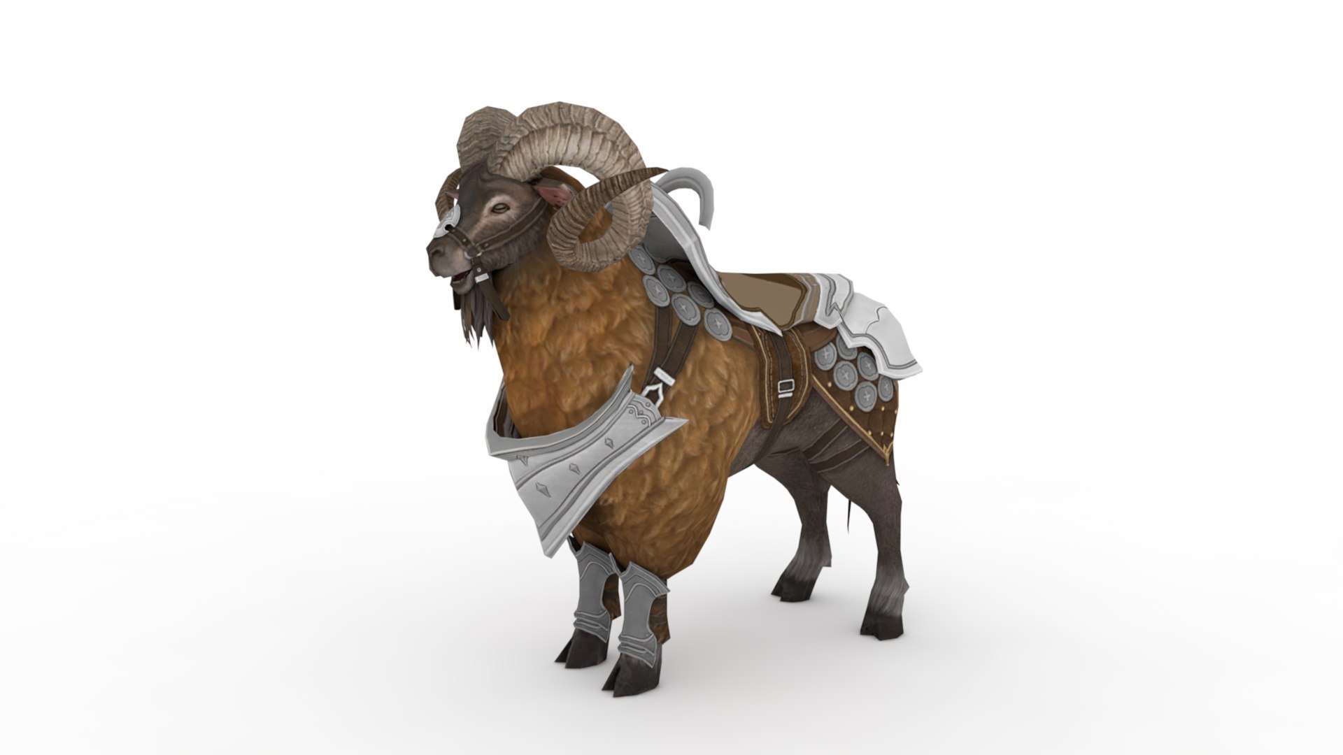 3D Mountain Goat Model - TurboSquid 2238782