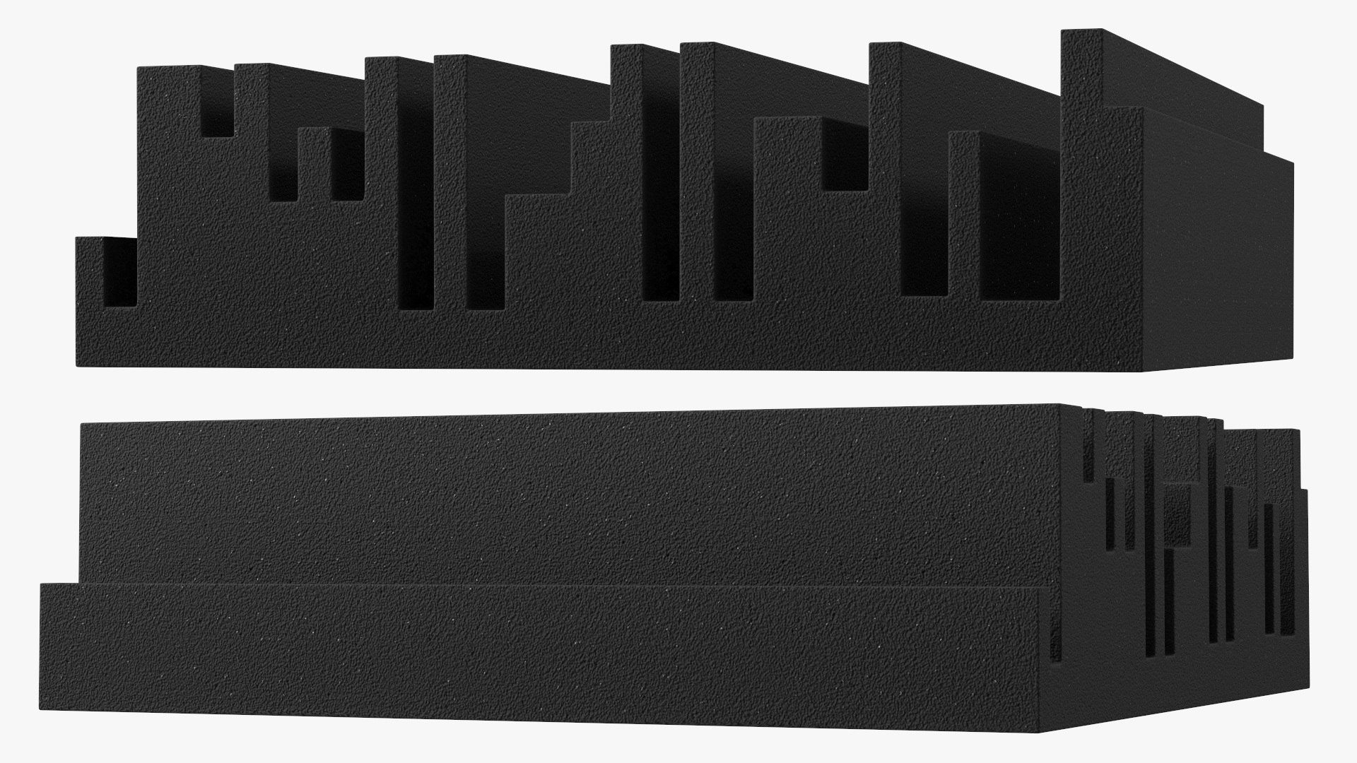 Sound Insulation Panel Black Model - TurboSquid 2070465