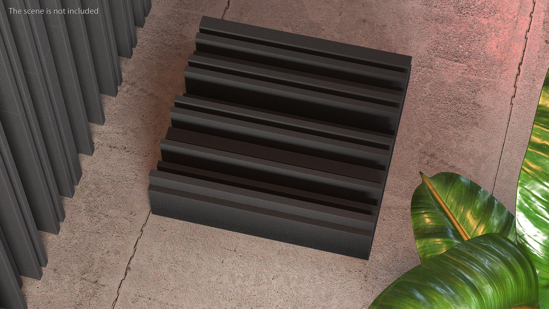 Sound Insulation Panel Black Model - TurboSquid 2070465