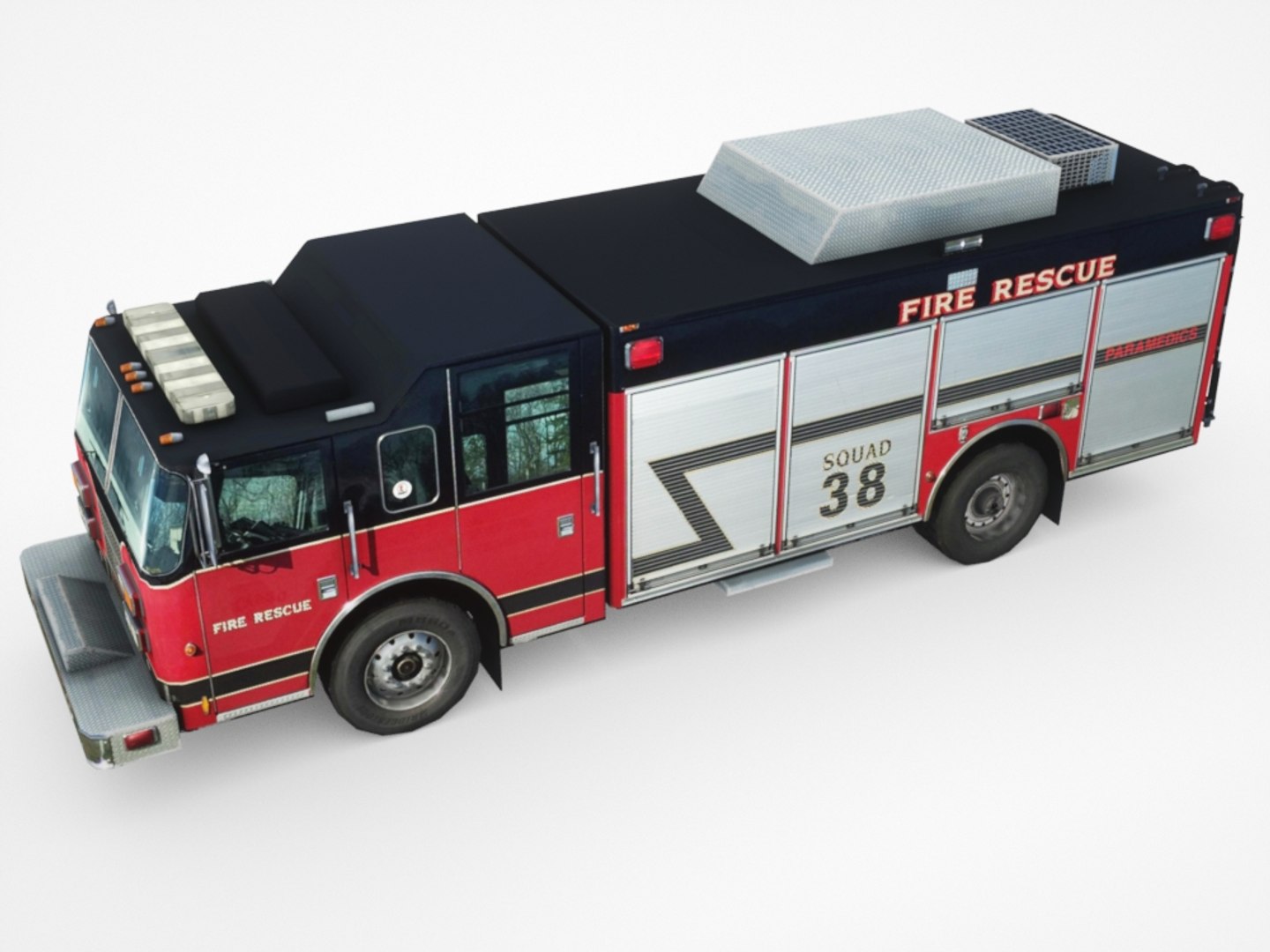 2006 pierce contender heavy truck 3D - TurboSquid 1378162