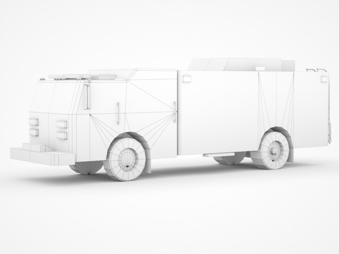 2006 pierce contender heavy truck 3D - TurboSquid 1378162