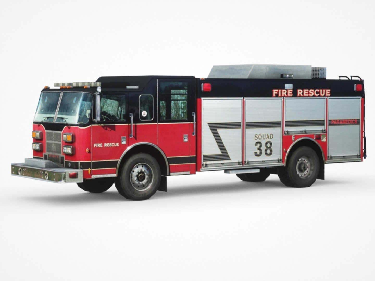 2006 pierce contender heavy truck 3D - TurboSquid 1378162