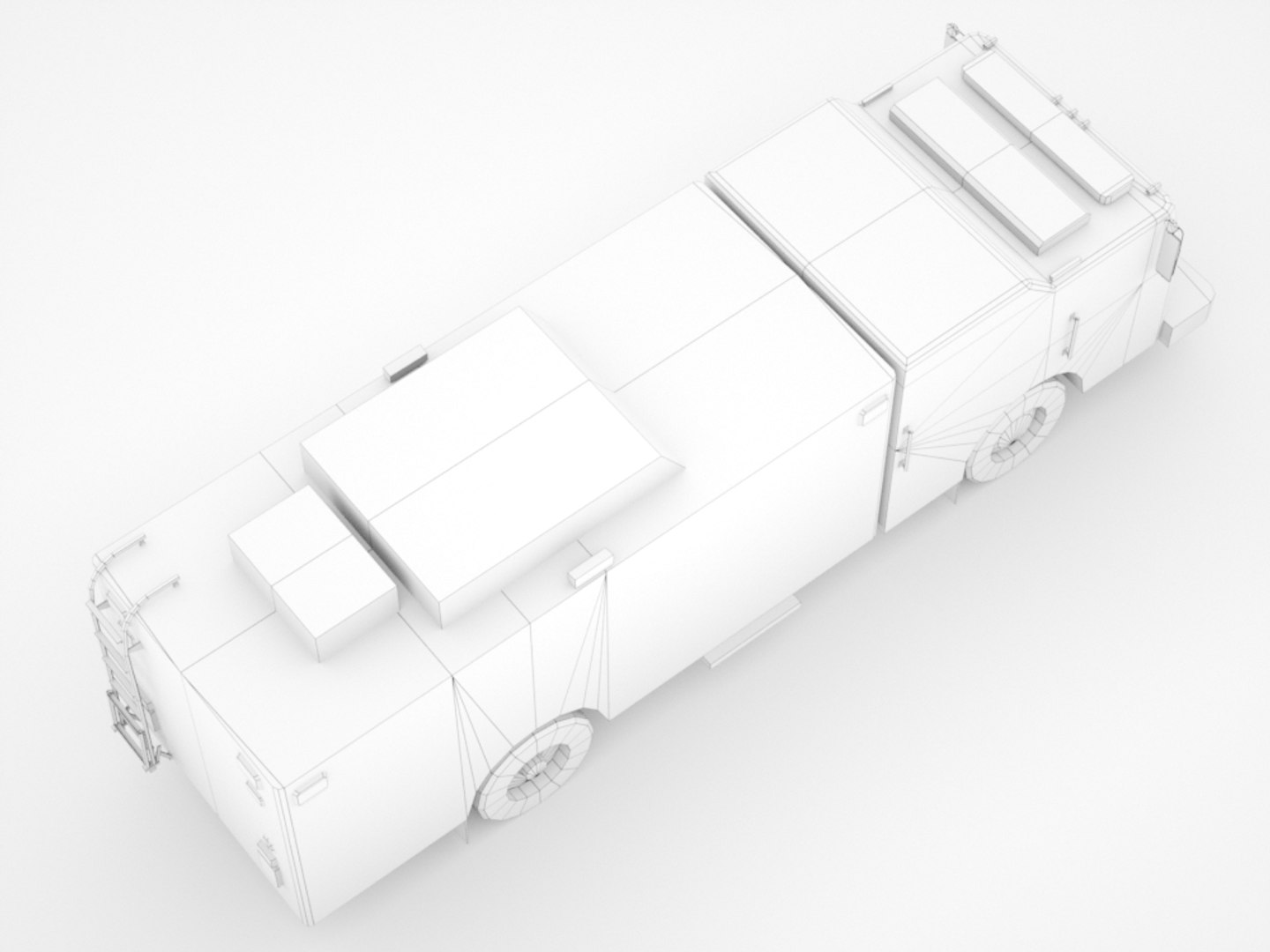2006 pierce contender heavy truck 3D - TurboSquid 1378162