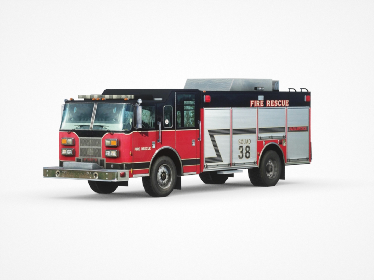 2006 pierce contender heavy truck 3D - TurboSquid 1378162