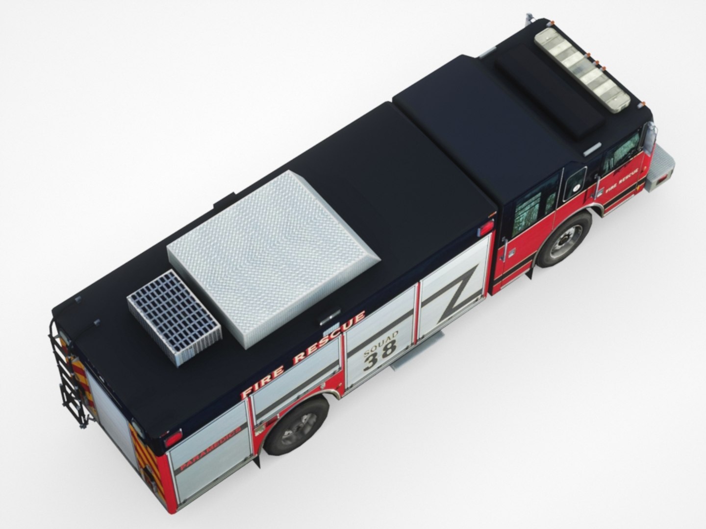 2006 pierce contender heavy truck 3D - TurboSquid 1378162