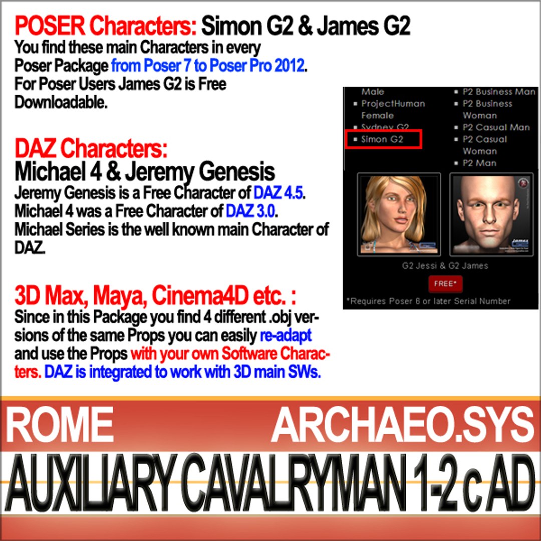 Maya Props Set Daz Auxiliary