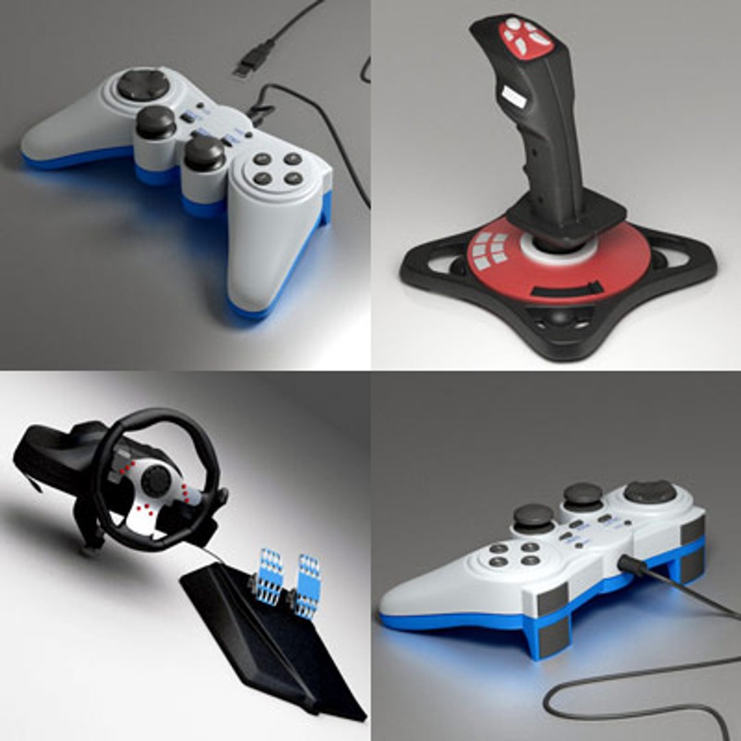 3d joypad joystick wheel