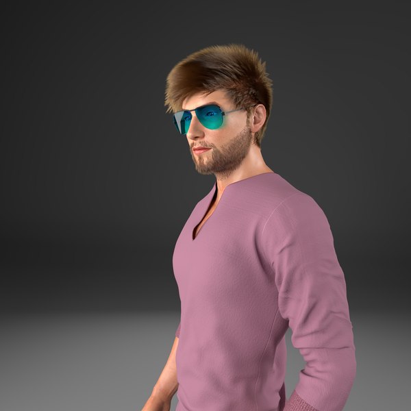 Stylish Man 3D model - TurboSquid 1733637