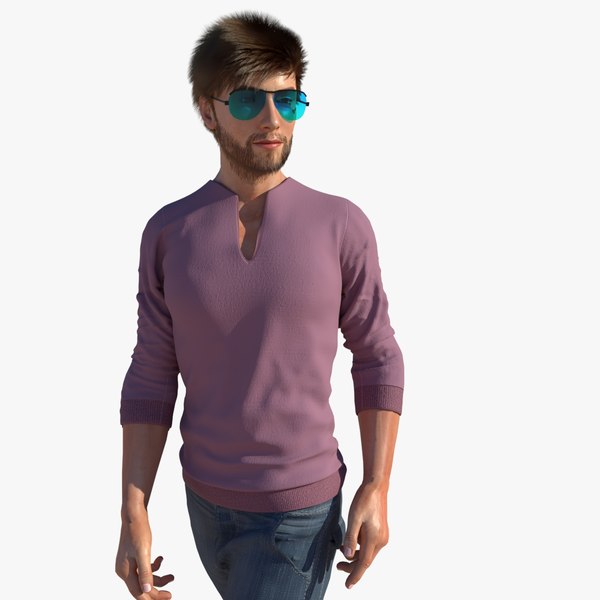 Stylish Man 3D model - TurboSquid 1733637