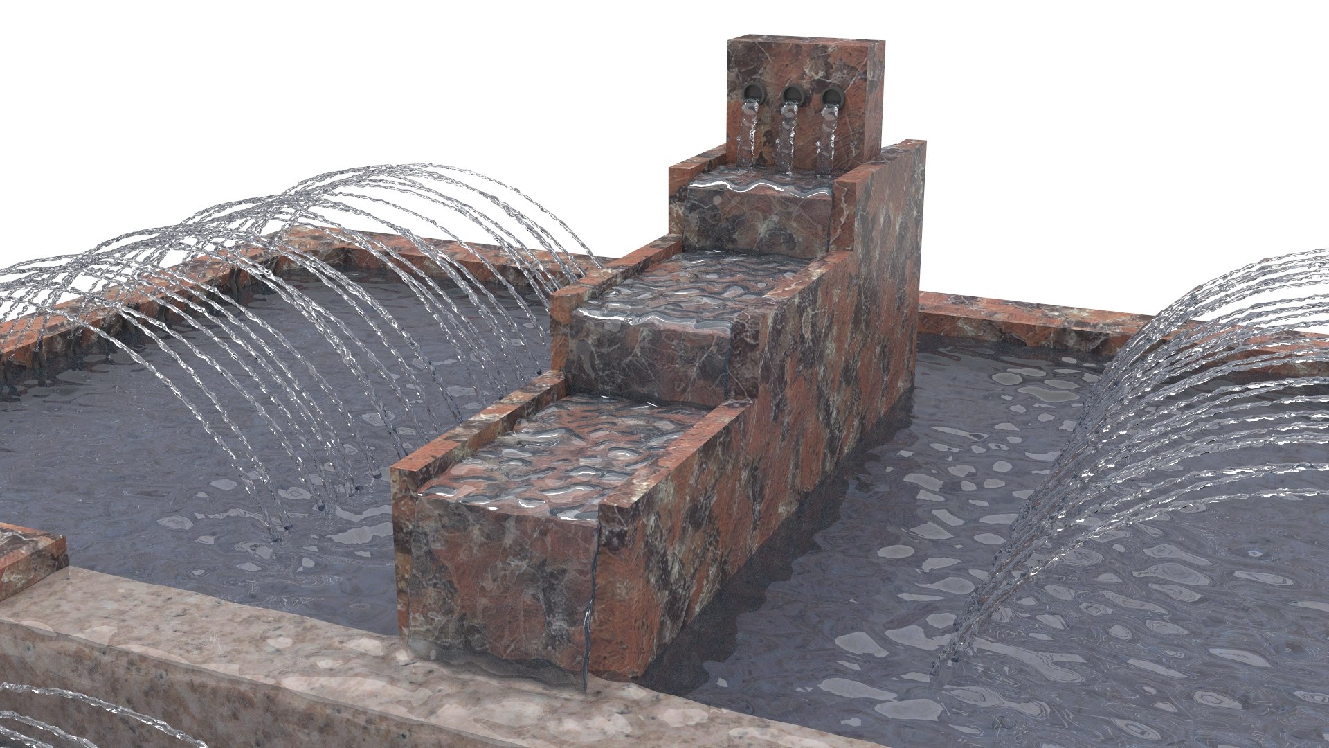 3d Fountain Model