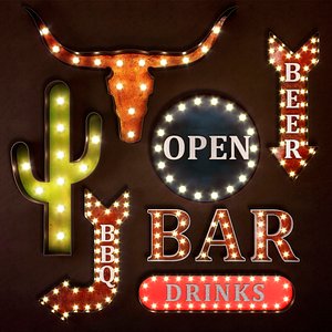 Bar Sign 3D Models for Download | TurboSquid