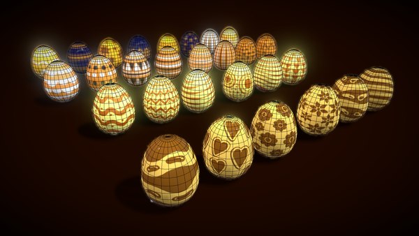 modelo 3d Colecciones Huevos de Pascua7 - TurboSquid 2134019