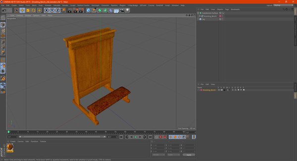Kneeling Bench 3D model - TurboSquid 1891487
