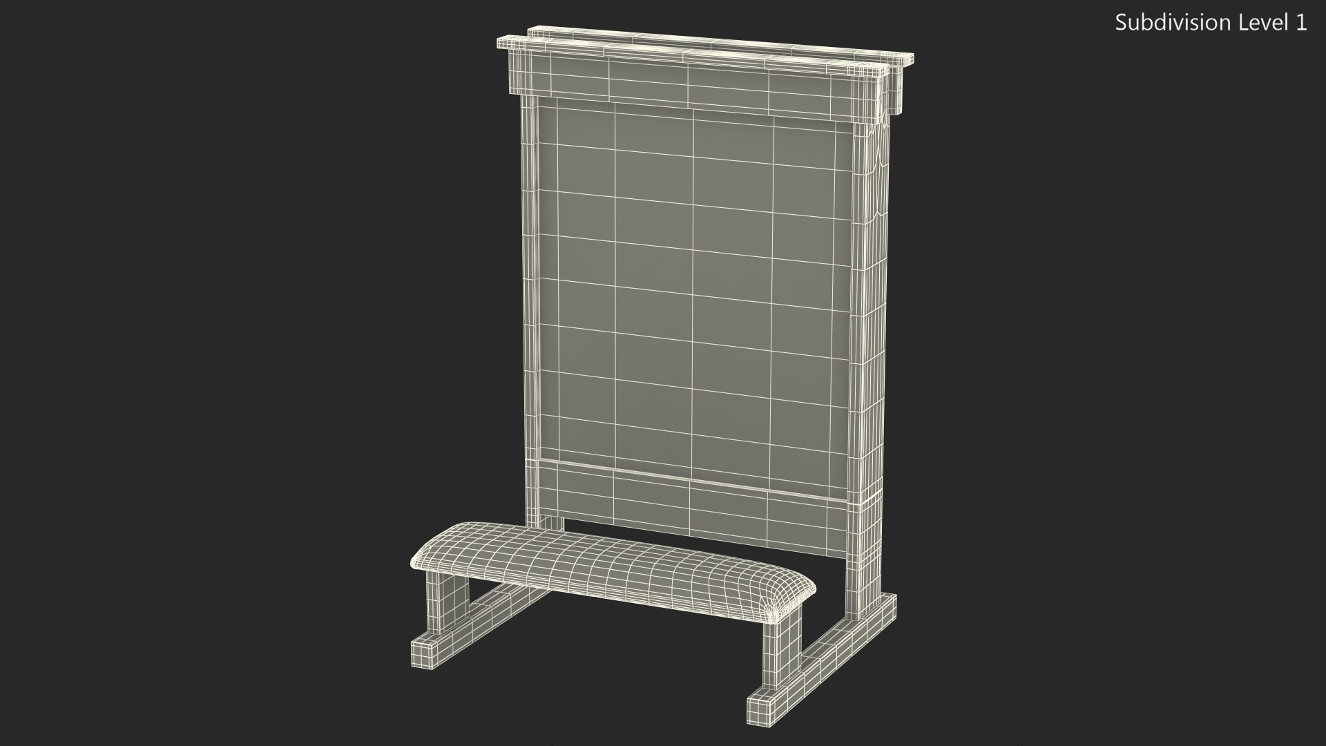 Kneeling Bench 3D model - TurboSquid 1891487
