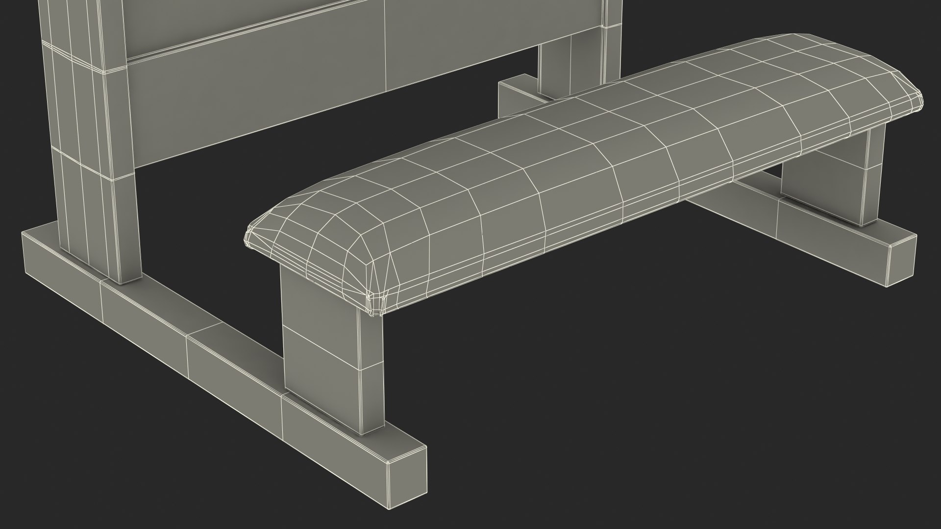 Kneeling Bench 3D model - TurboSquid 1891487