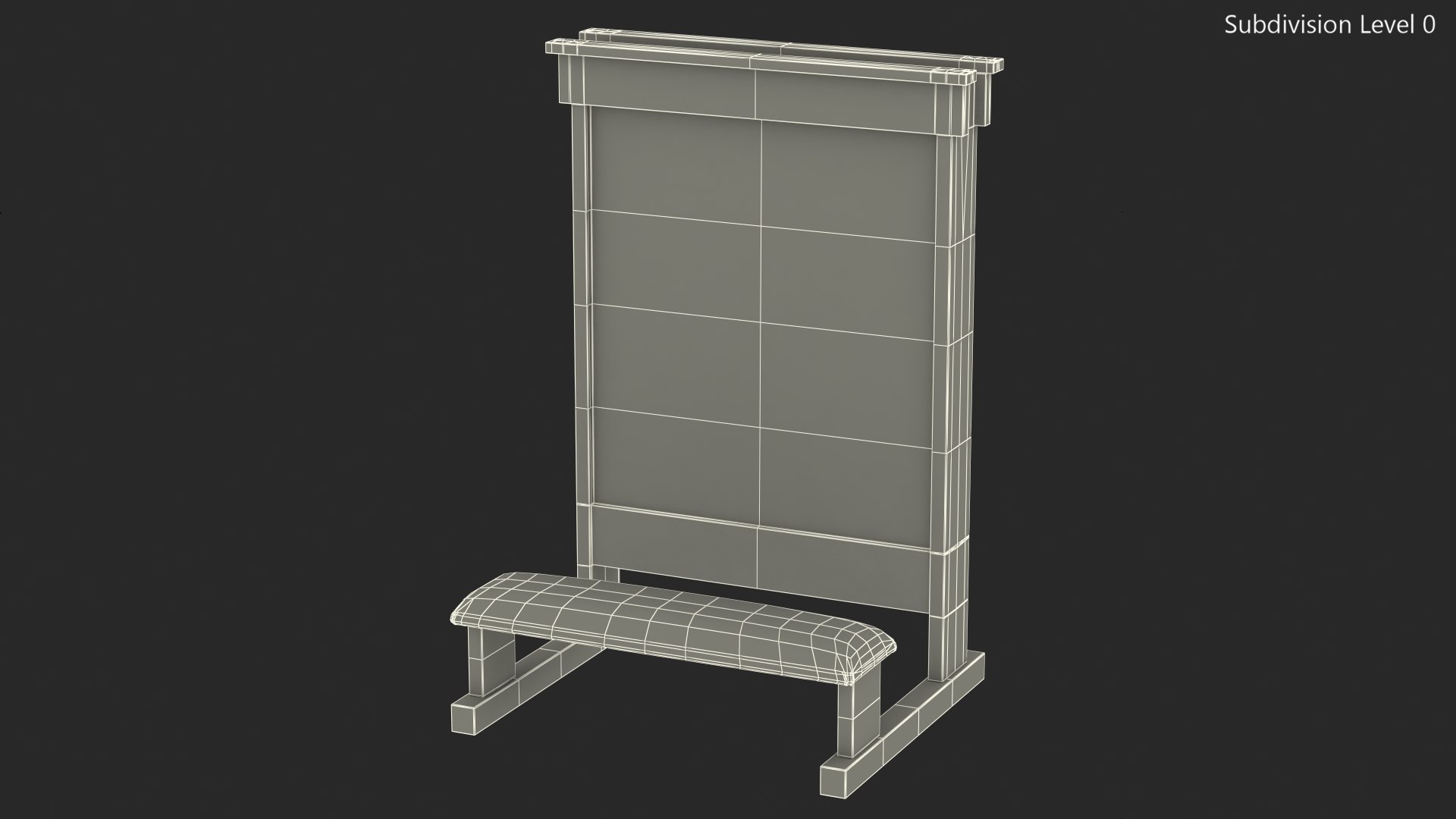Kneeling Bench 3D model - TurboSquid 1891487