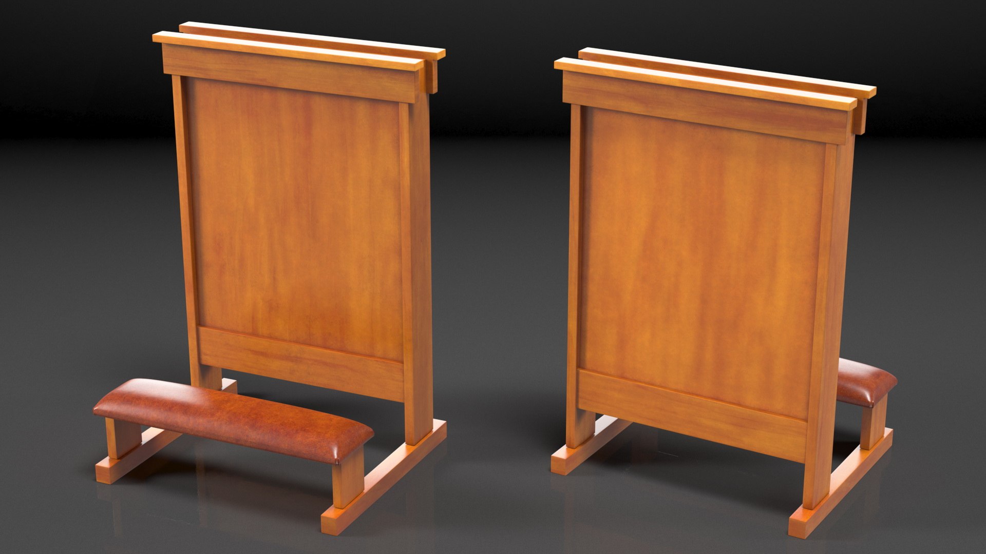 Kneeling Bench 3D model - TurboSquid 1891487